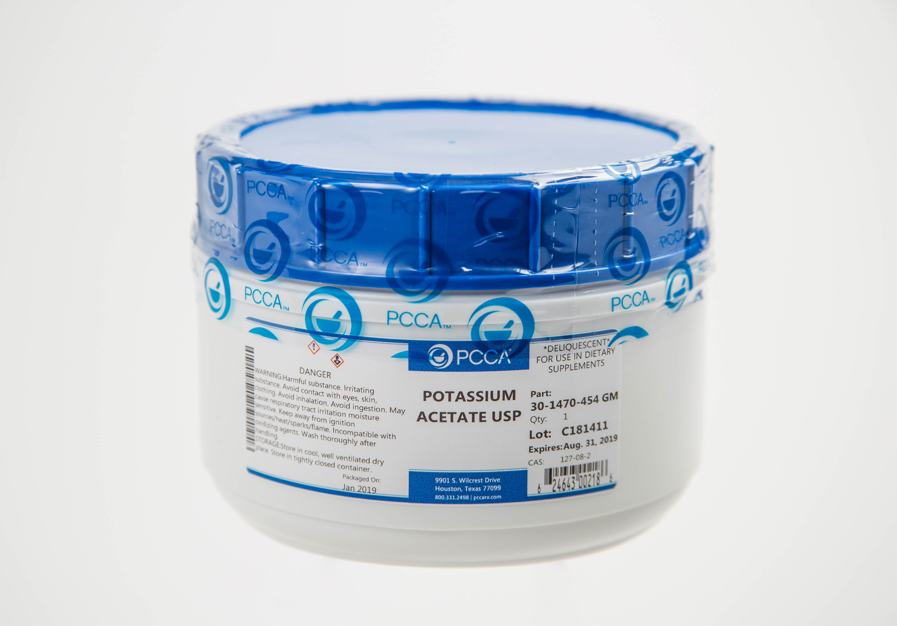 POTASSIUM ACETATE USP - PCCA