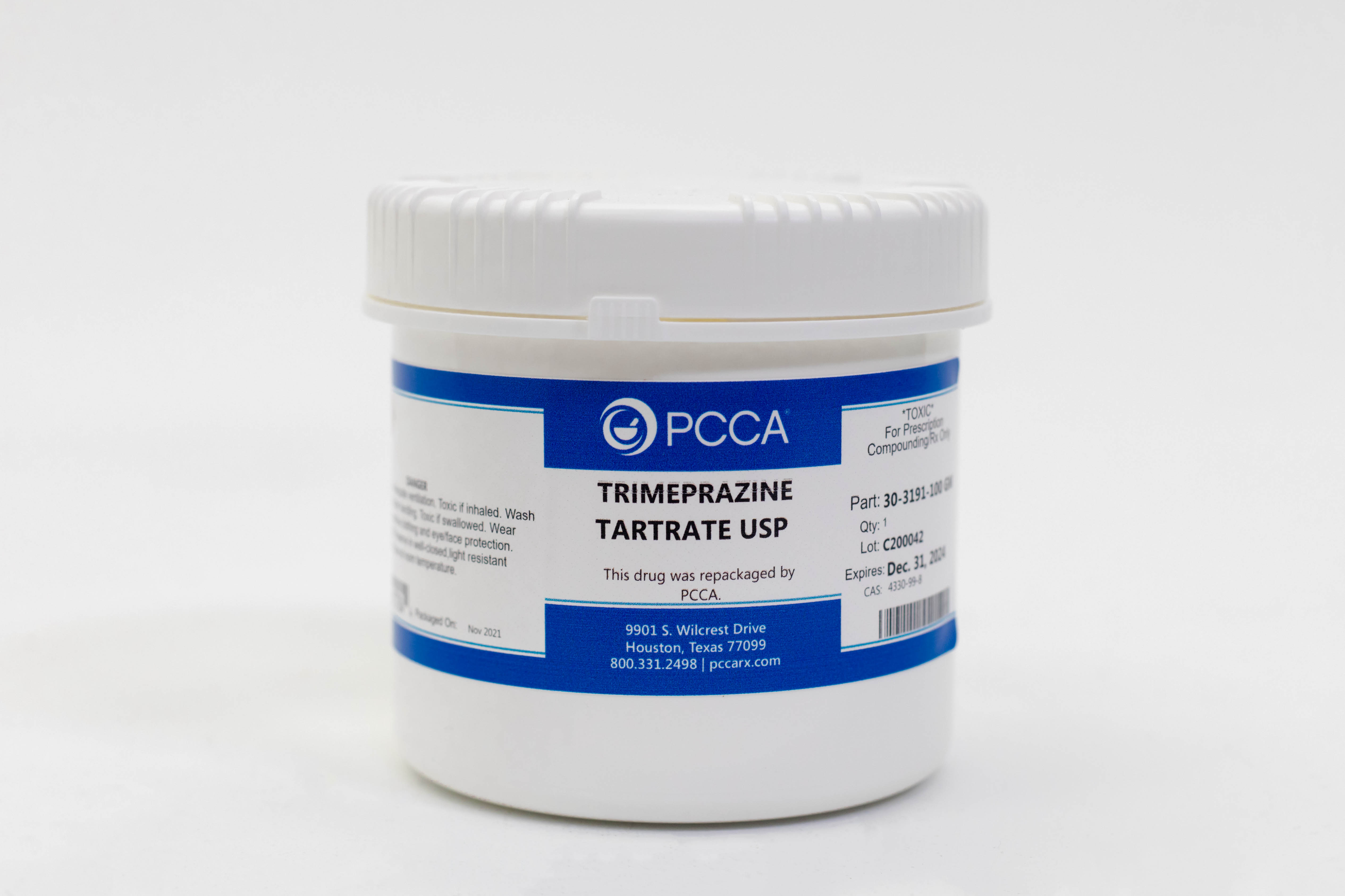 TRIMEPRAZINE TARTRATE USP - PCCA