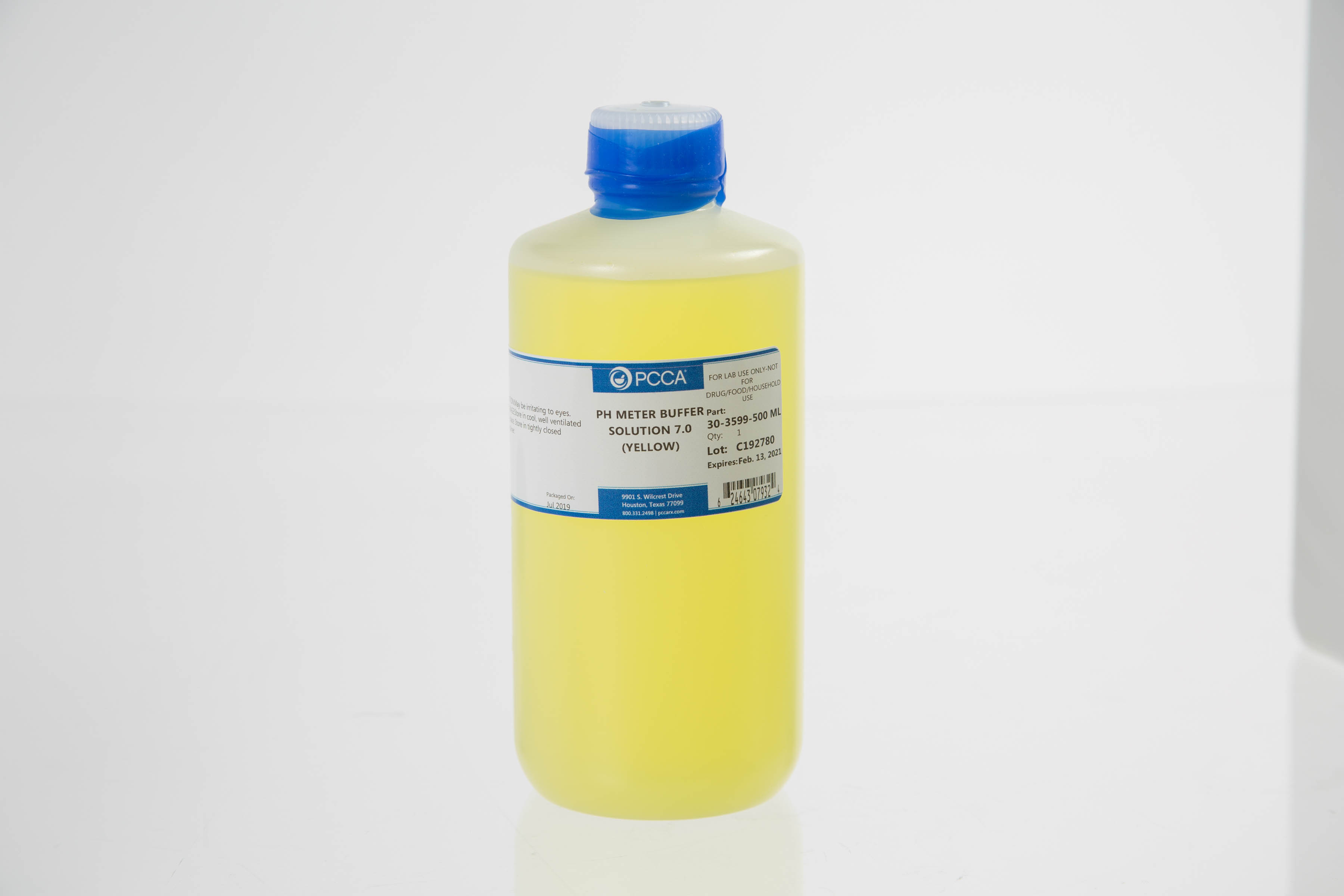 PH METER BUFFER SOLUTION 7.0 (YELLOW) - PCCA